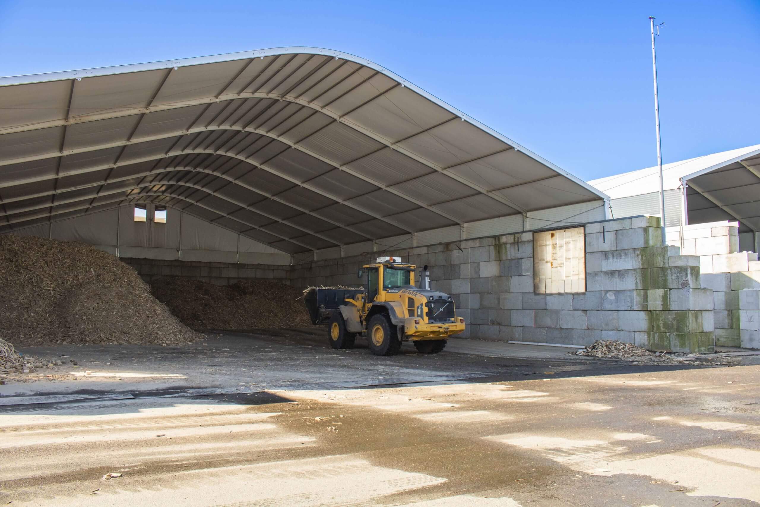 Jouw industriële overkapping snel geregeld - TentTrading